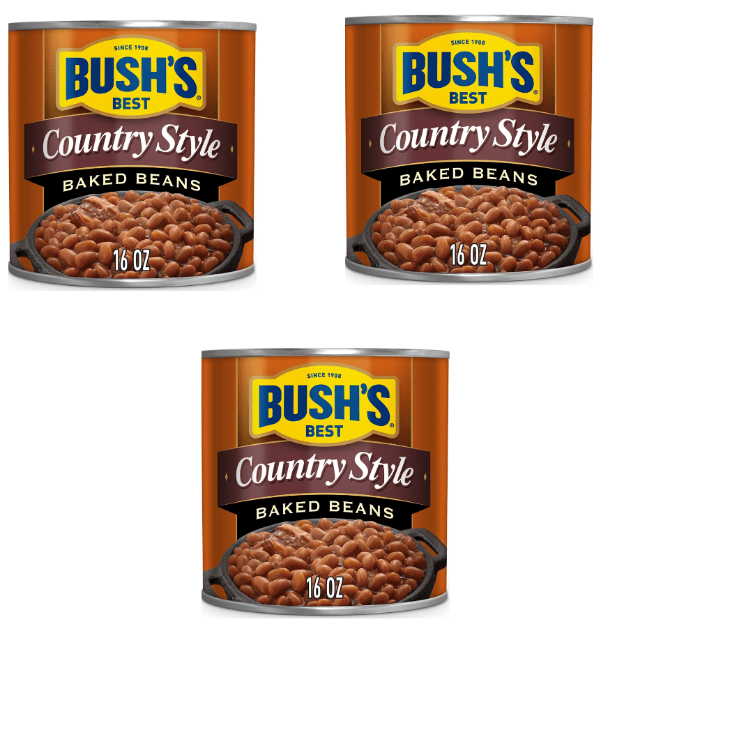 Bush's Best Country Style Baked Beans 16 oz Pack of 3 - Country Style ...