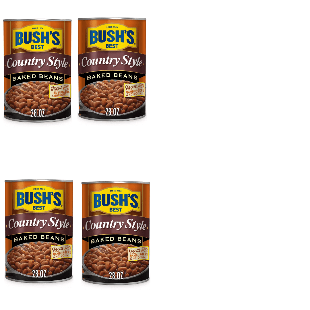 Bush's Best Country Style Baked Beans 28 oz Pack of 4 - Country Style ...