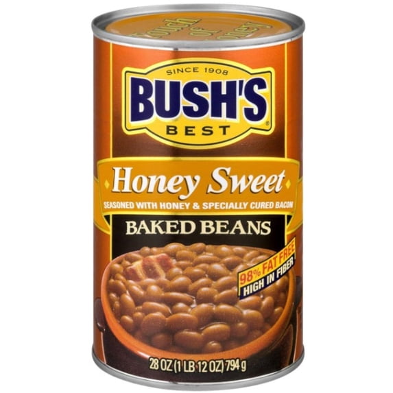Bush's Best Honey Sweet Baked Beans 28 oz (Pack of 18) - Walmart.com