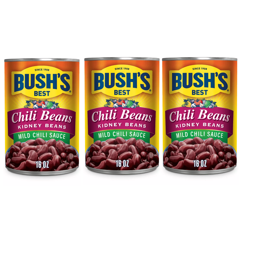 Bush's Best Kidney Beans in a Mild Chili Sauce 16 oz Pack of 3 - Mild Chili Kidney Beans,Multi ...