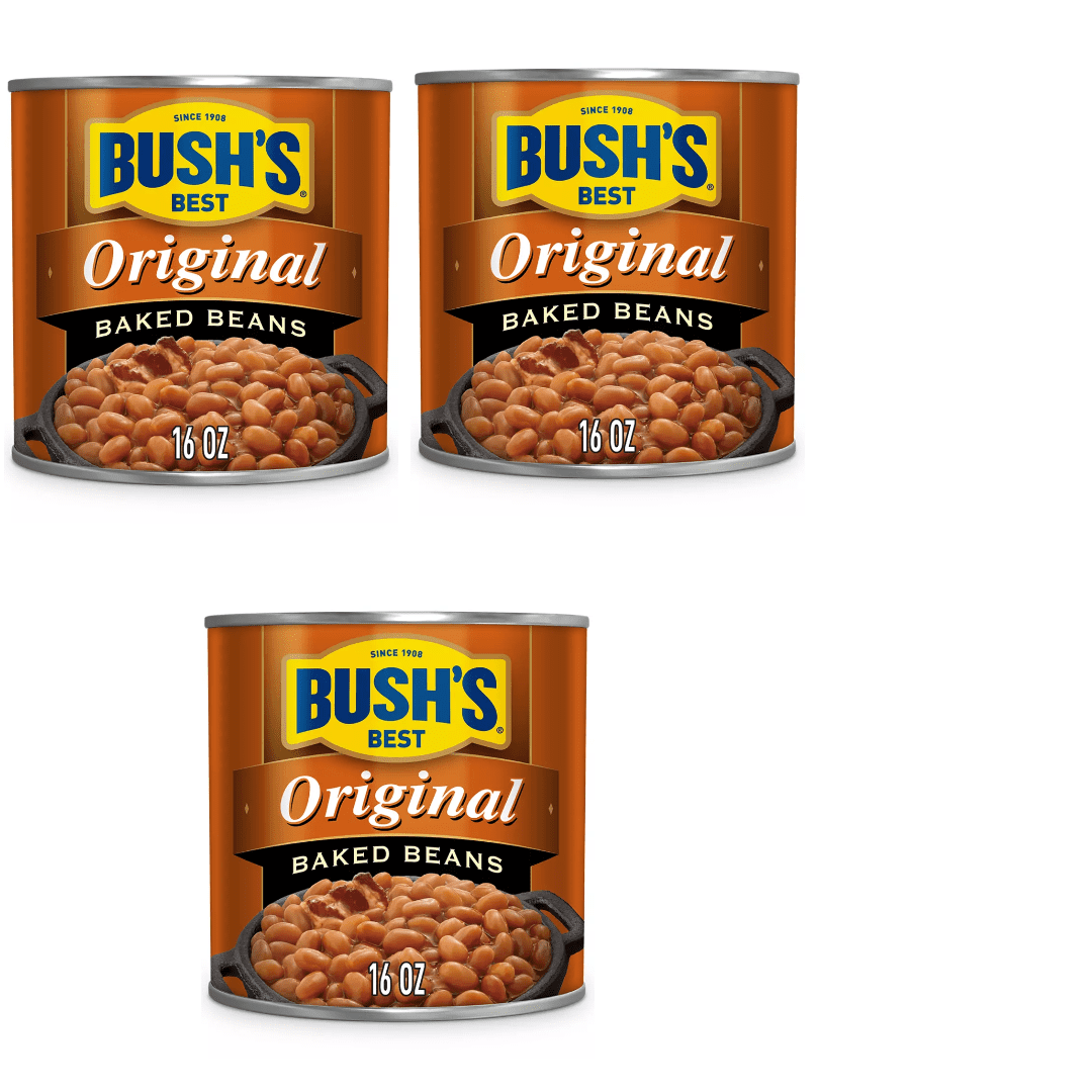 Bush's Best Original Baked Beans 16 oz Pack of 3 - Original Baked Beans ...