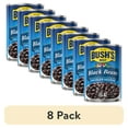(8 pack) Bush's Black Beans, Canned Beans, 15 oz - Walmart.com