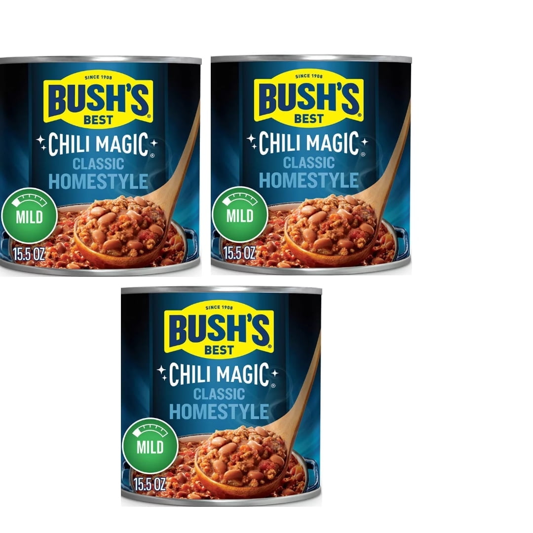 Bush's Chili Magic Classic Homestyle Chili Starter Mild – 15.5oz pack ...