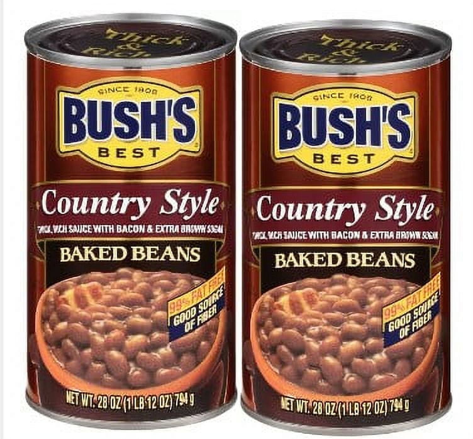 Bush's Country Style Baked Beans - 28oz pack of 2 - Walmart.com