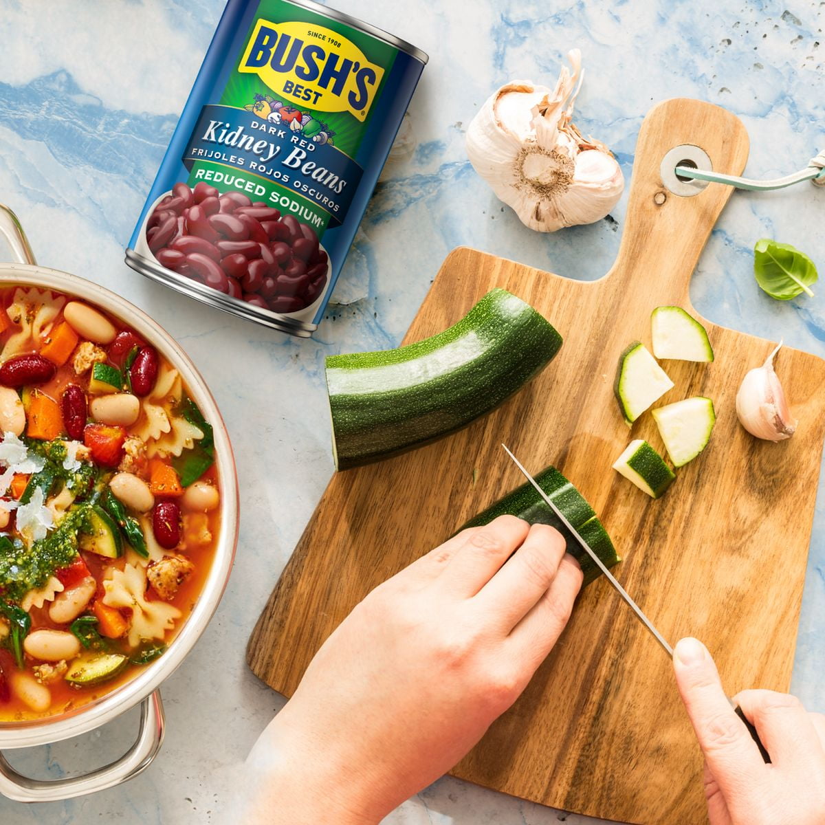 Bush's Reduced Sodium Dark Red Kidney Beans - 16oz - Walmart.com