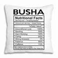 Busha Grandma Gift Busha Nutritional Facts Pillow - Walmart.com