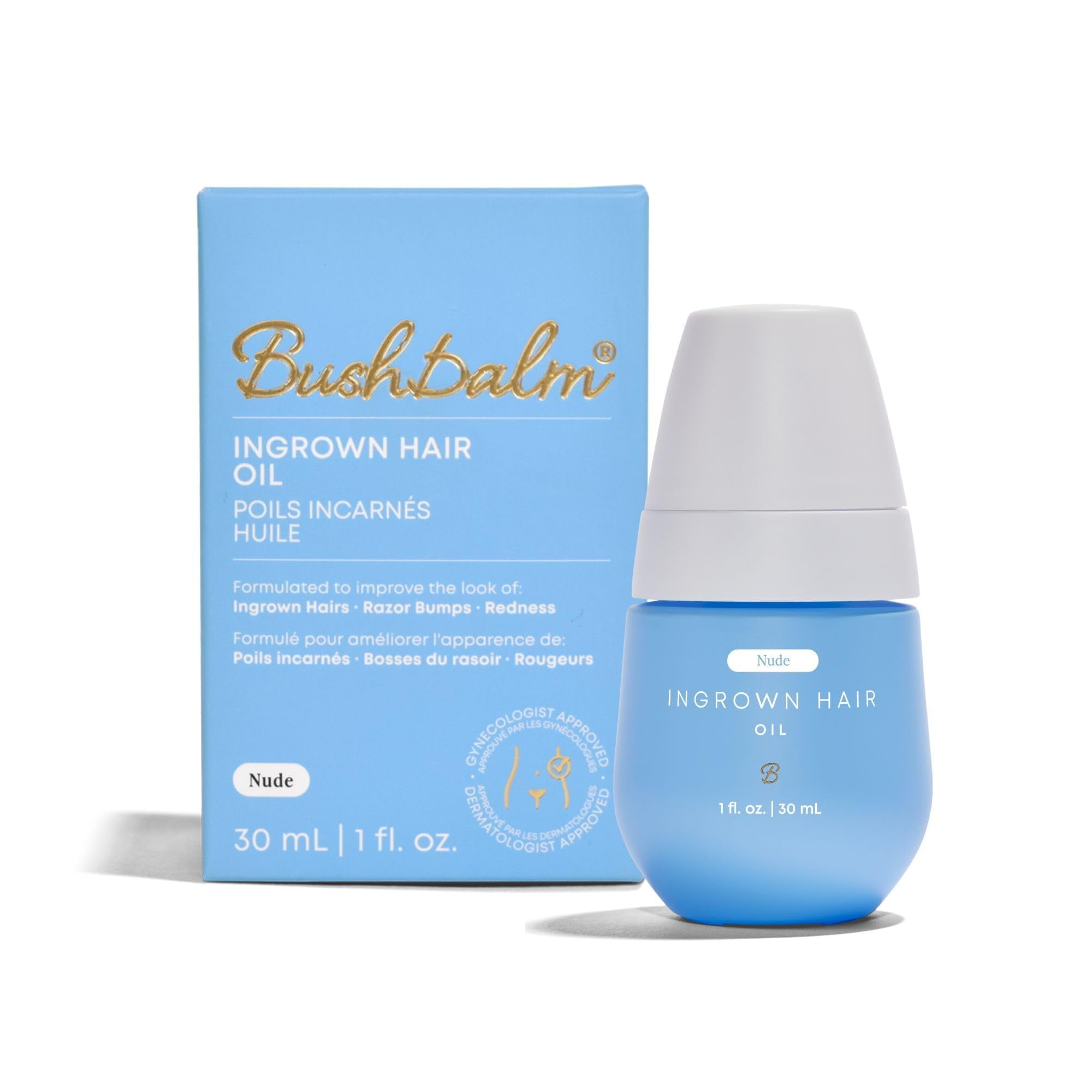 Bushbalm Ingrown Hair Oil XEF1 - Helps with Ingrown Hair, Underarm ...