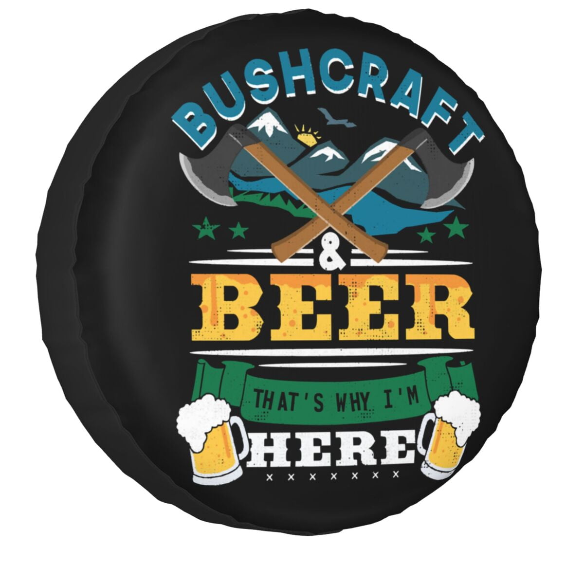 Bushcraft Wild And Free Spare Tire Cover Case Bag Pouch Survival hiking ...