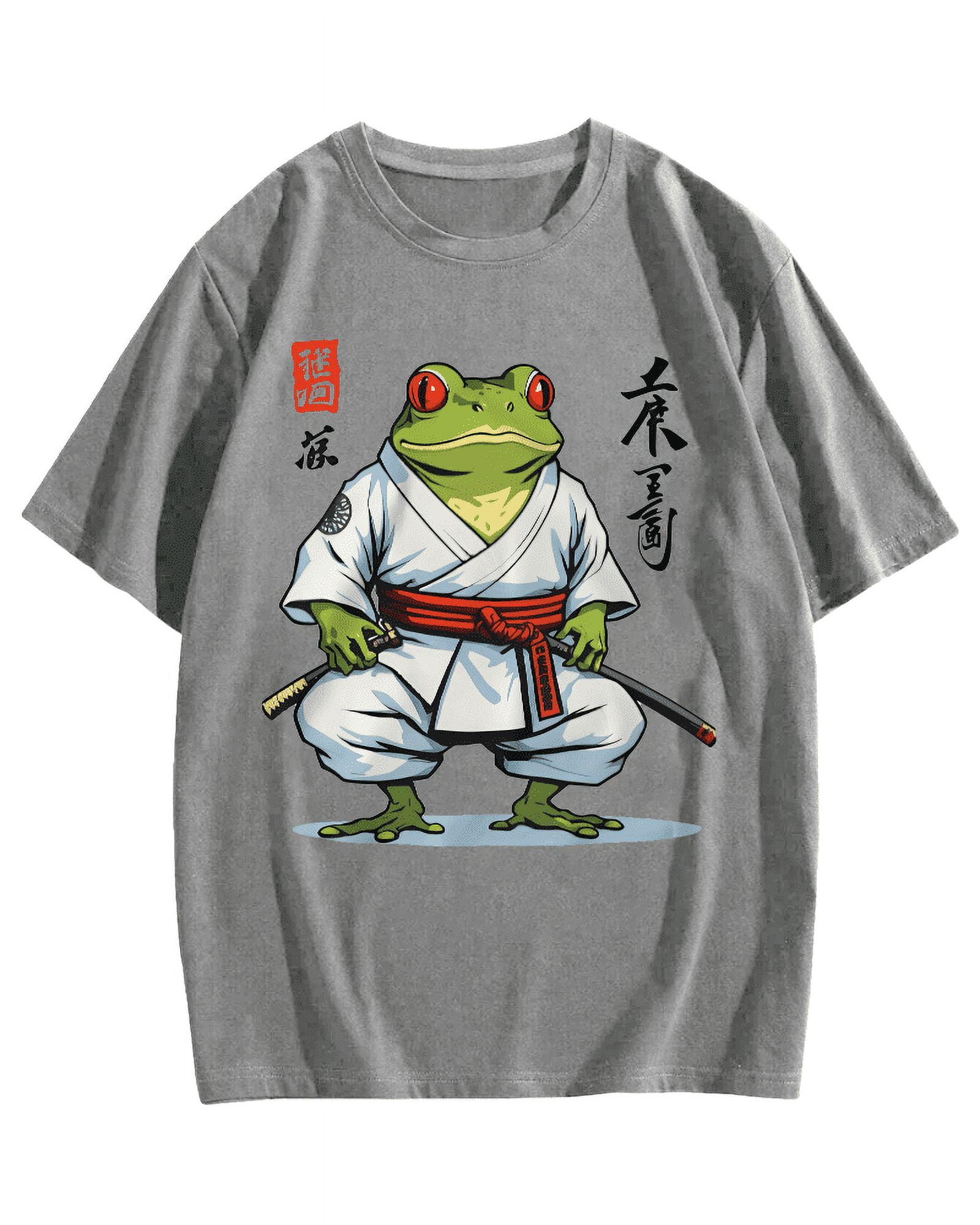 Bushido Spirit Japanese Frog T-shirt- - Walmart.com