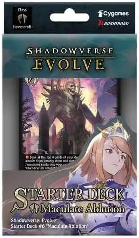 Shadowverse Evolve Starter Deck: Maculate Ablution - SD06: Maculate Ablution (SD06) - Walmart.com