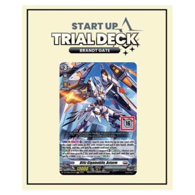 Bushiroad BSRVGEDZTD03 Cardfight Vanguard Start Up Brandt Gate Trial Deck Card Games - Pack of 6 ...