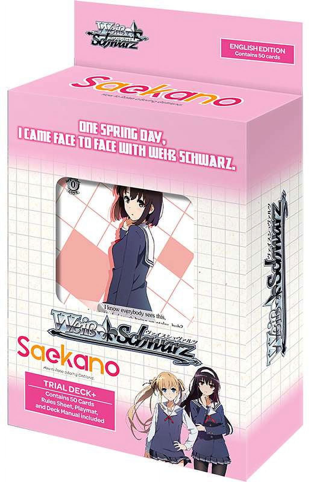 Weiss Schwarz Trading Card Game Saekano: How to Raise a Boring Girlfriend Trial Deck Plus (50 ...