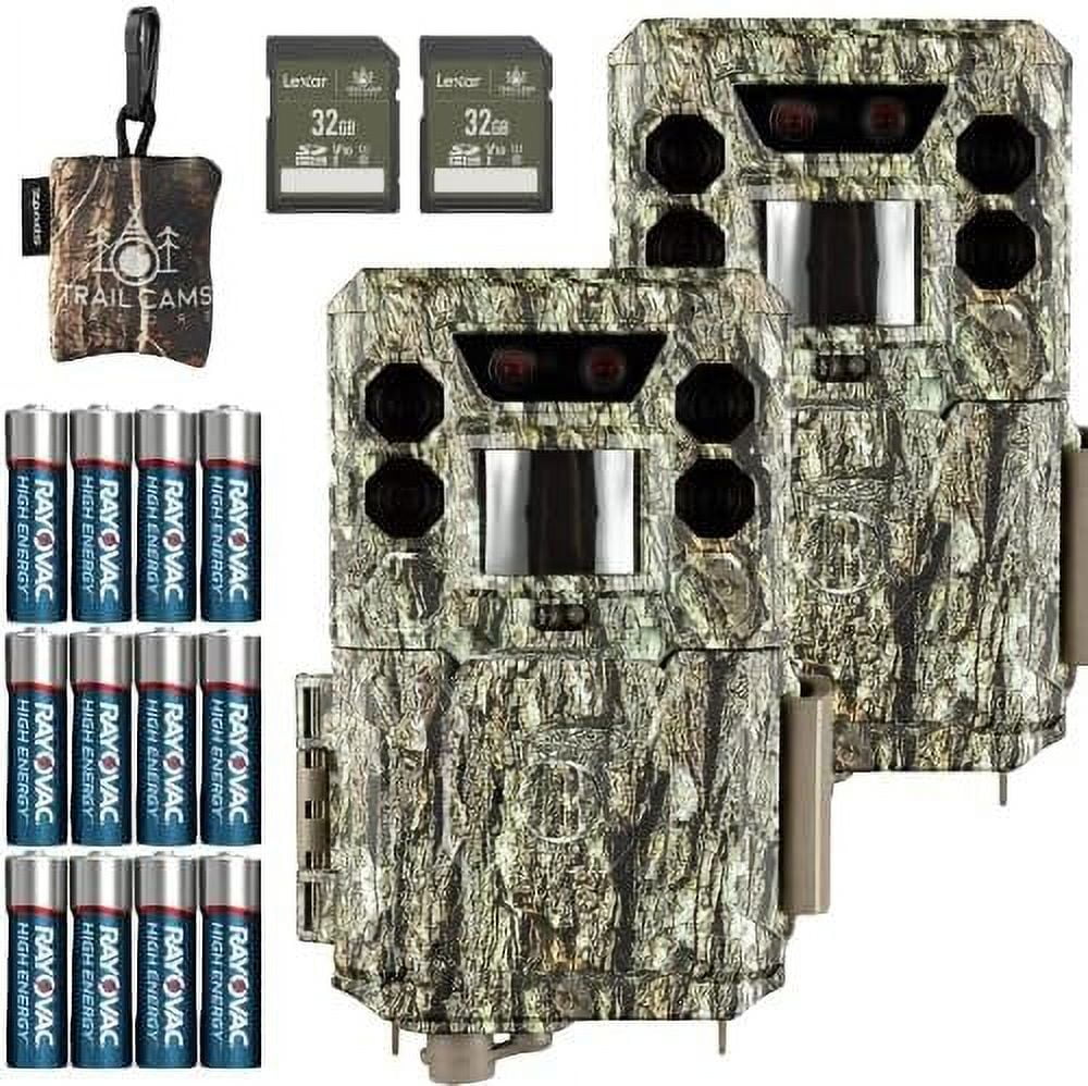 Bushnell 30MP CORE Trail Camera, Dual Sensor, no Glow_119977C 2 PK ...
