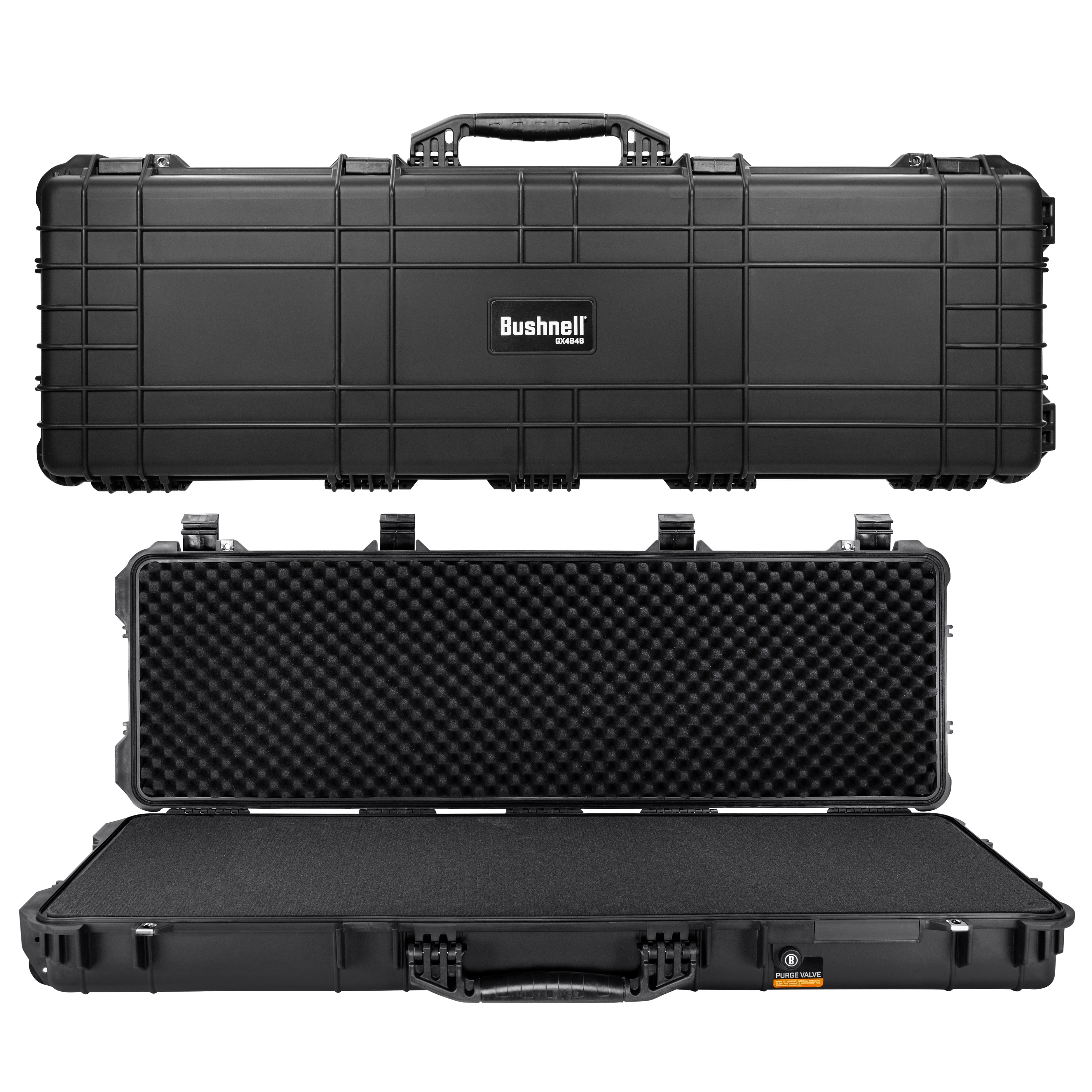 Bushnell 53 Inch Hard Rifle Case, Waterproof, Shock Proof, and TSA ...