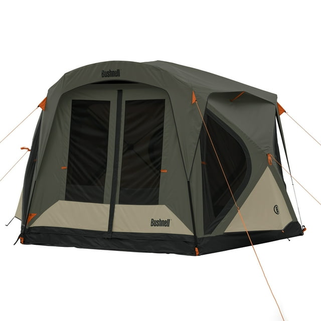 Bushnell 6P Pop-Up Hub Tent, Weather-Resistant, Ground Gear For Outdoor ...