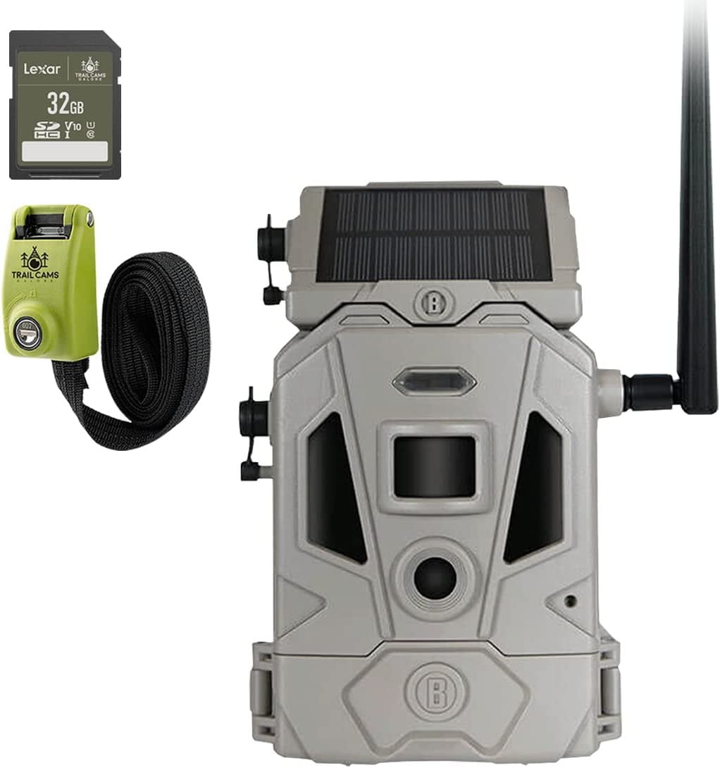Bushnell CelluCORE 20 Solar Trail Camera, Low Glow Hunting Game Camera ...