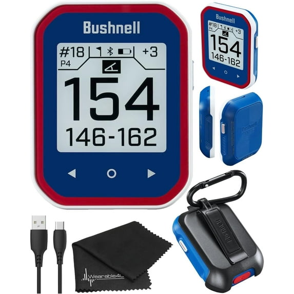 Bushnell Phantom 3 Slope Golf GPS Rangender (Blue) with BITE Magnetic ...