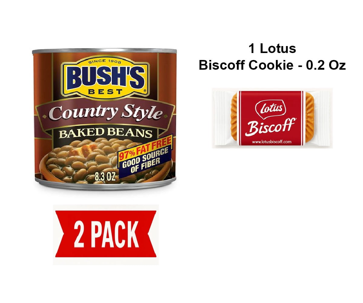 Bushs Best Country Style Baked Beans, Low Fat, Gluten Free, 8.3 Oz ...