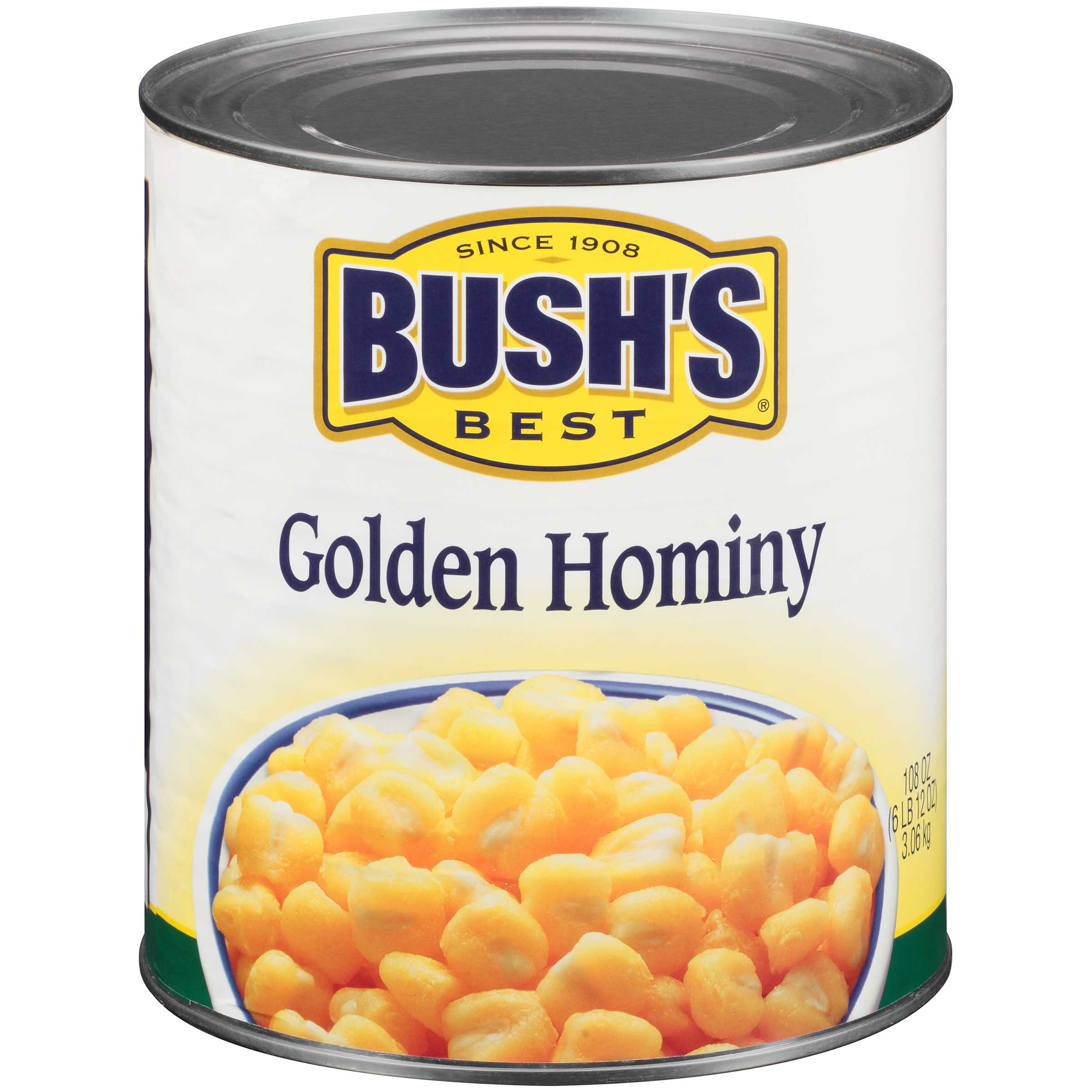 Bushs Best Golden Hominy, 108 Ounce -- 6 per case. - Walmart.com