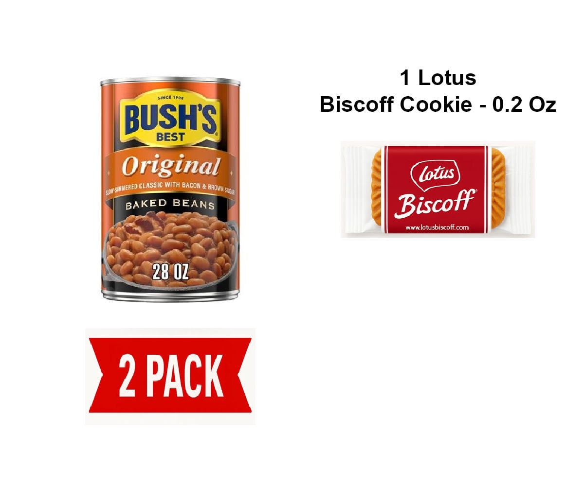 Bushs Best Original Baked Beans, 28 Oz - Pack Of 2 & Lotus Biscoff ...