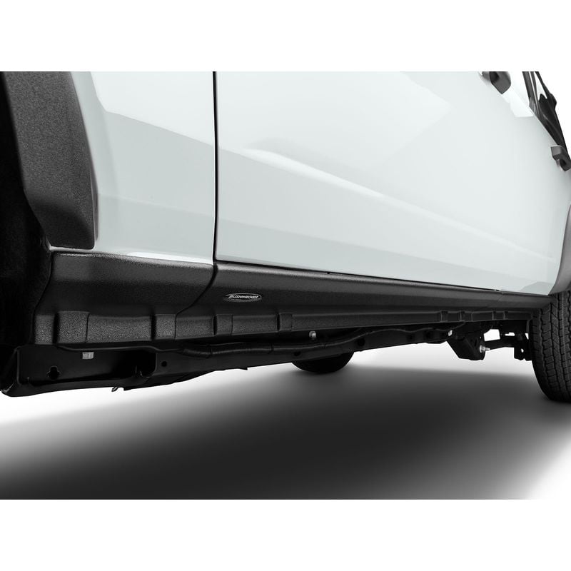 Bushwacker 14065 Black Trail Armor Rocker Panel (for GM Crew Cab Trucks ...