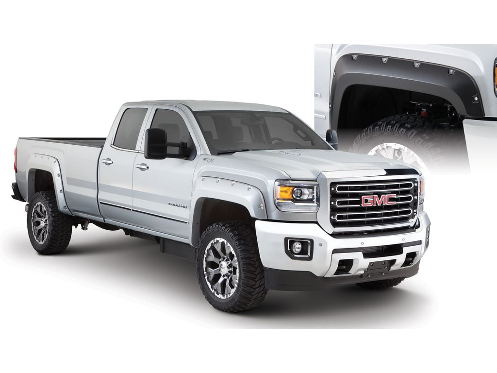 Bushwacker 15-18 GMC Sierra 2500 HD Pocket Style Flares 4pc 78.8/97.6in ...