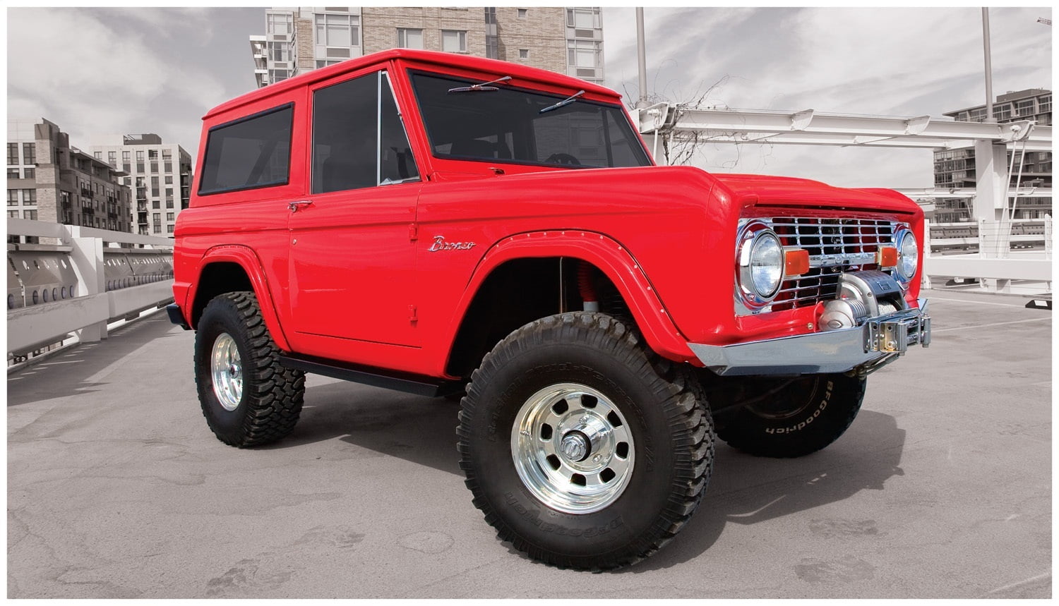 Bushwacker 66-77 Ford Bronco Cutout Style Flares 2pc - Black - Walmart.com