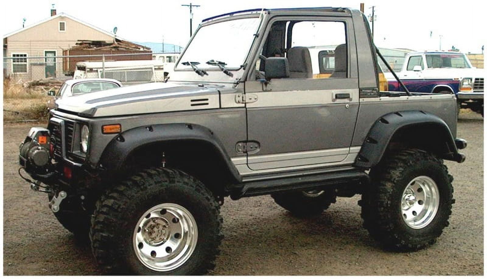 Bushwacker 86-95 Suzuki Samurai Pocket Style Flares 4pc - Black ...