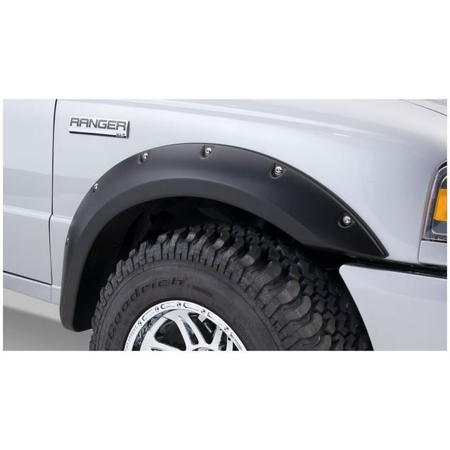 Bushwacker Pocket/Rivet Style Front & Rear Fender Flares | 4-Piece Set ...