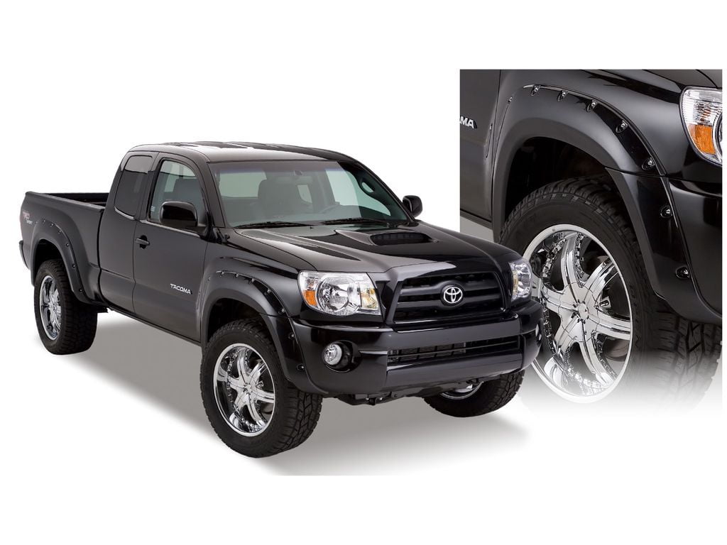 Bushwacker Pocket/Rivet Style Front & Rear Fender Flares - Walmart.com