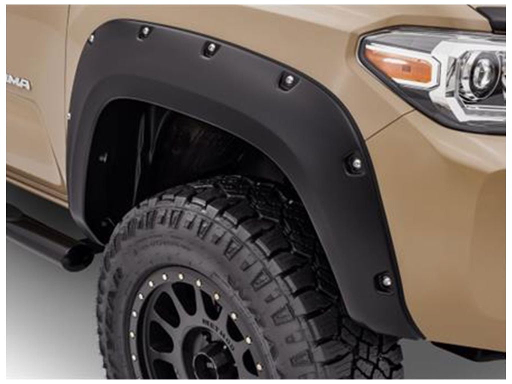 Bushwacker by RealTruck Pocket/Rivet Style Front Fender Flares | 2 ...