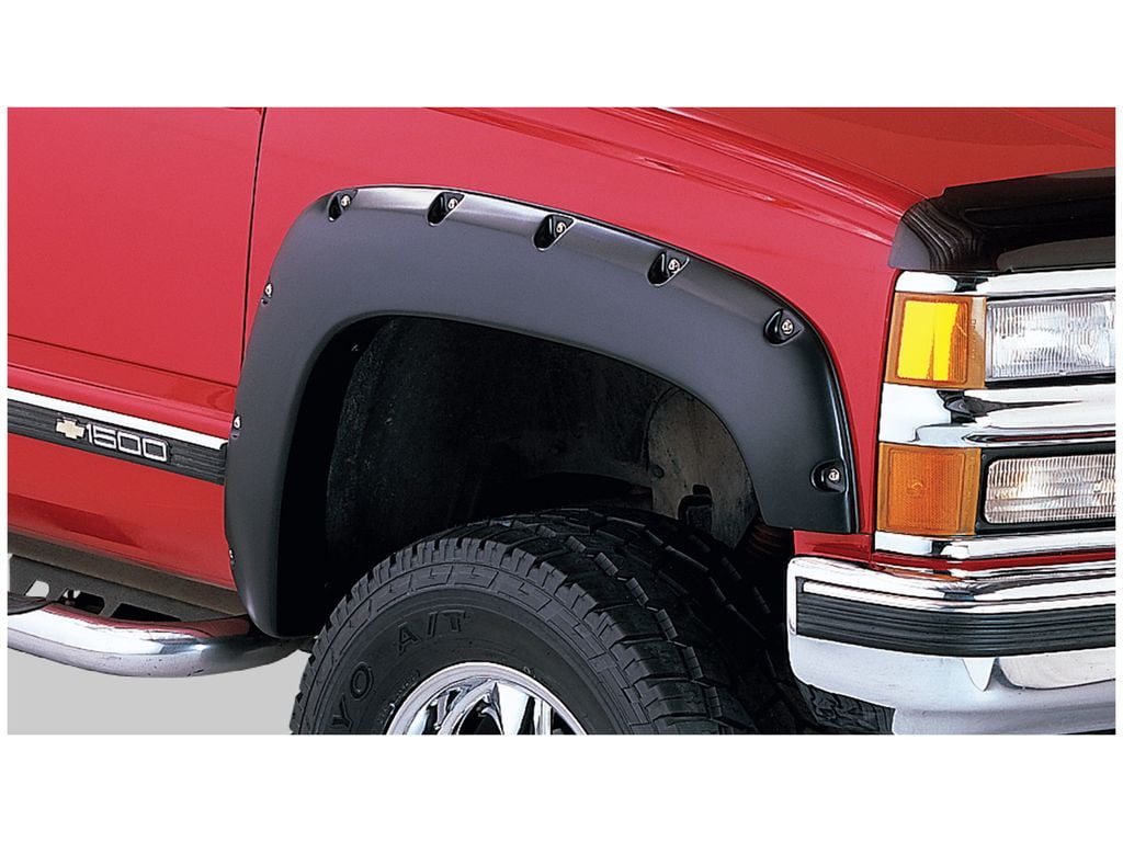 Bushwacker by RealTruck Pocket/Rivet Style Front Fender Flares | 2 ...
