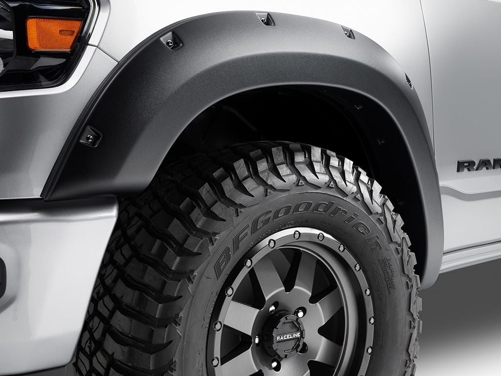 Bushwacker by RealTruck Pocket/Rivet Style Front Fender Flares | 2 ...