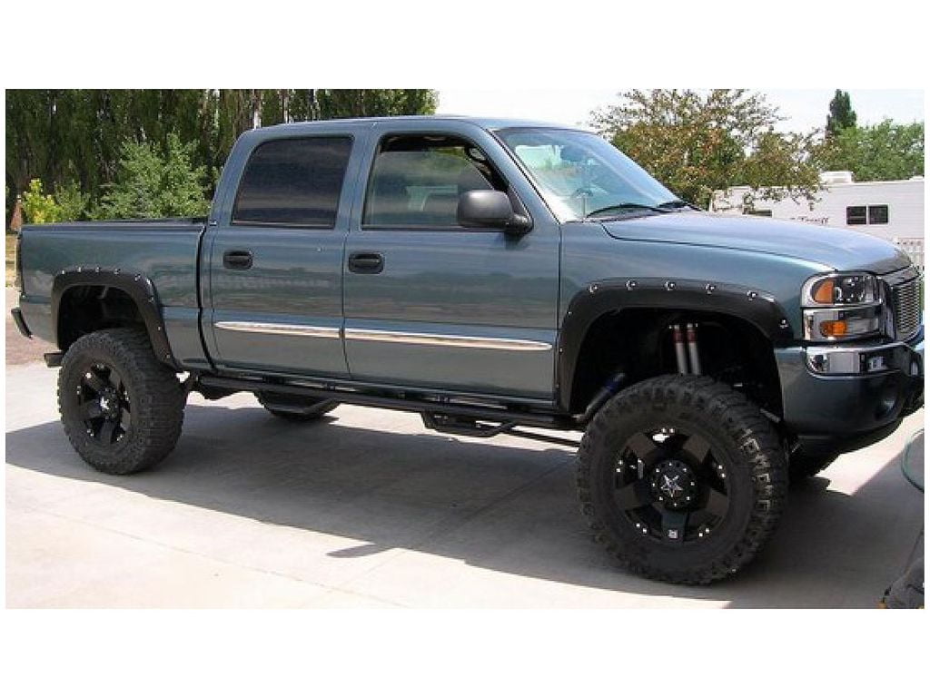 Bushwacker by RealTruck Pocket/Rivet Style Front & Rear Fender Flares ...