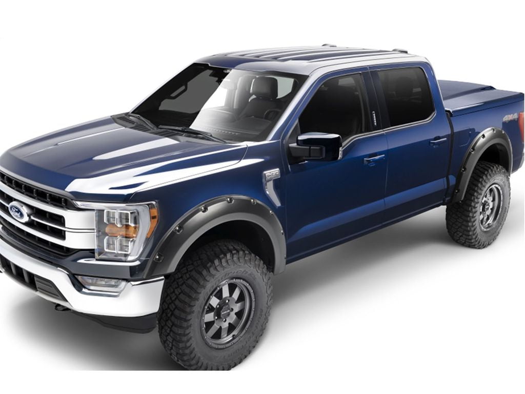 Bushwacker by RealTruck Pocket/Rivet Style Front & Rear Fender Flares ...