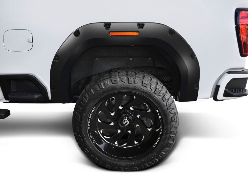 Bushwacker by RealTruck Pocket/Rivet Style Rear Fender Flares | 2-Pc ...