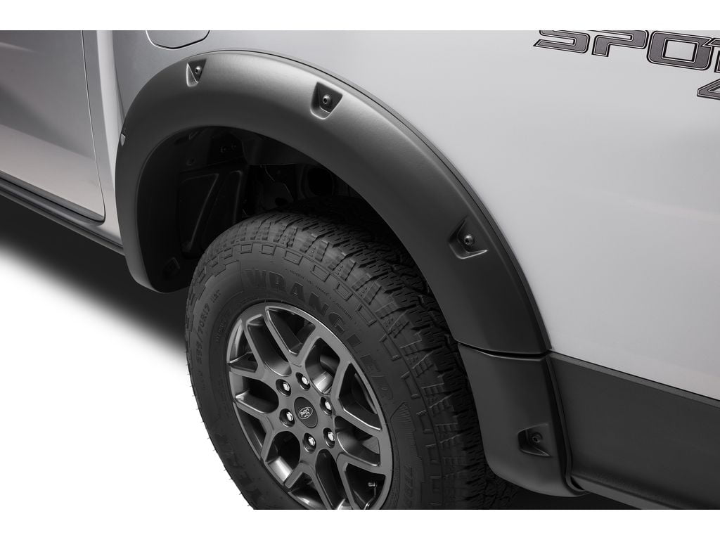 Bushwacker by RealTruck Pocket/Rivet Style Rear Fender Flares | 2-Piece ...