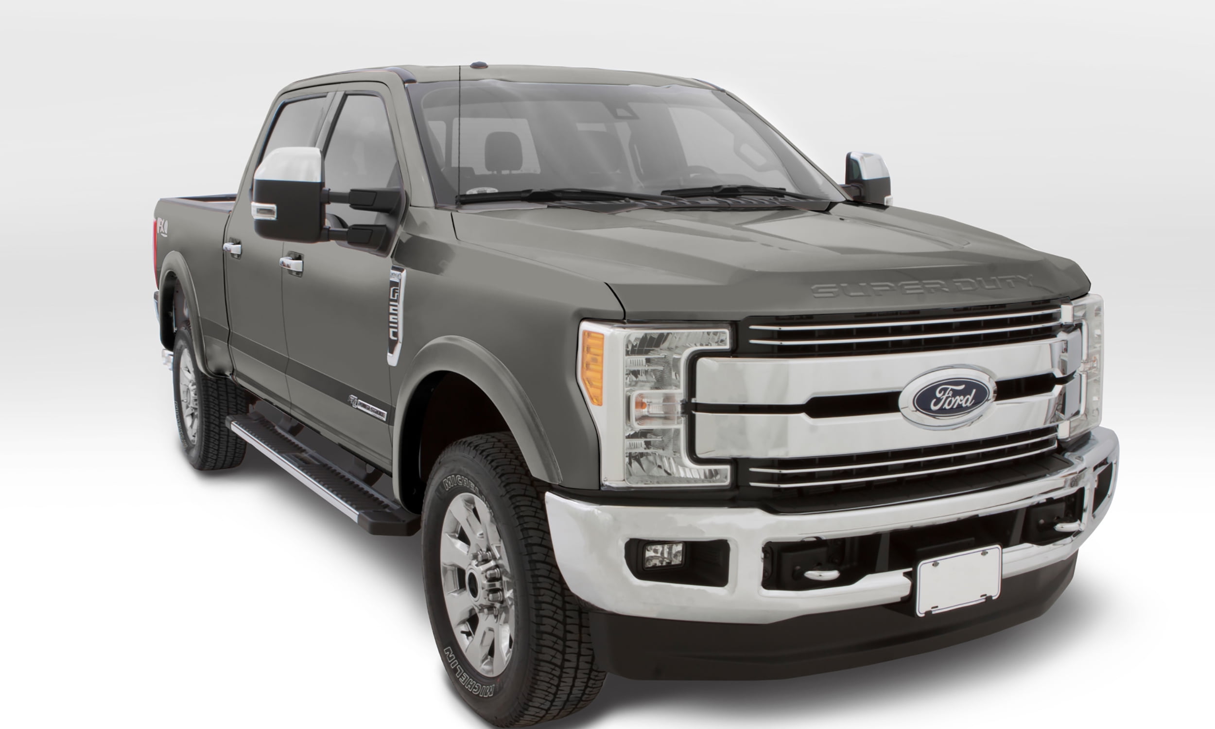 Bushwacker by RealTruck 20944-82 OE Style Color Matched Shadow Black 4 ...