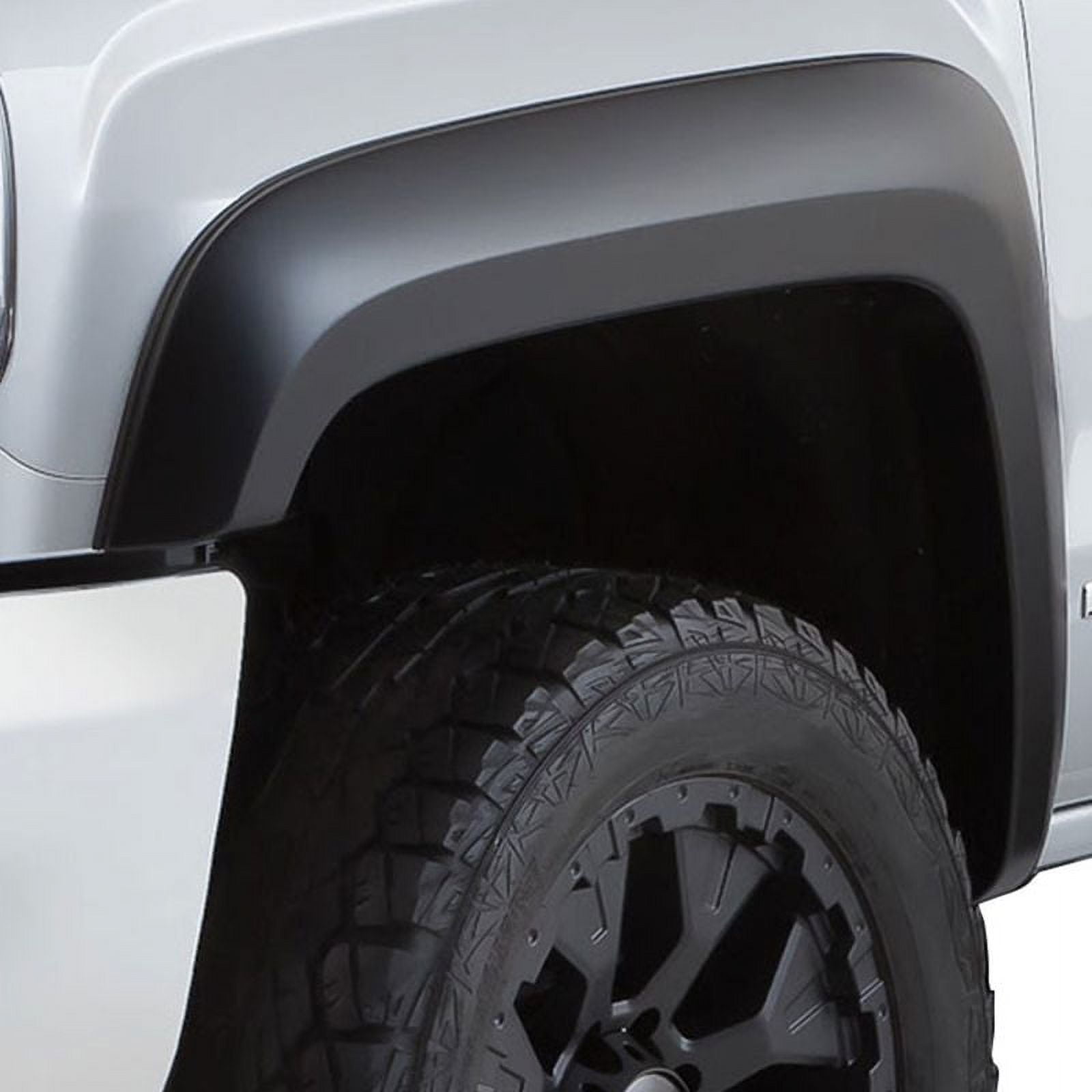 Bushwacker 40107-02 GMC Extend-A-Fender Flare - Front Pair,Black Finish ...