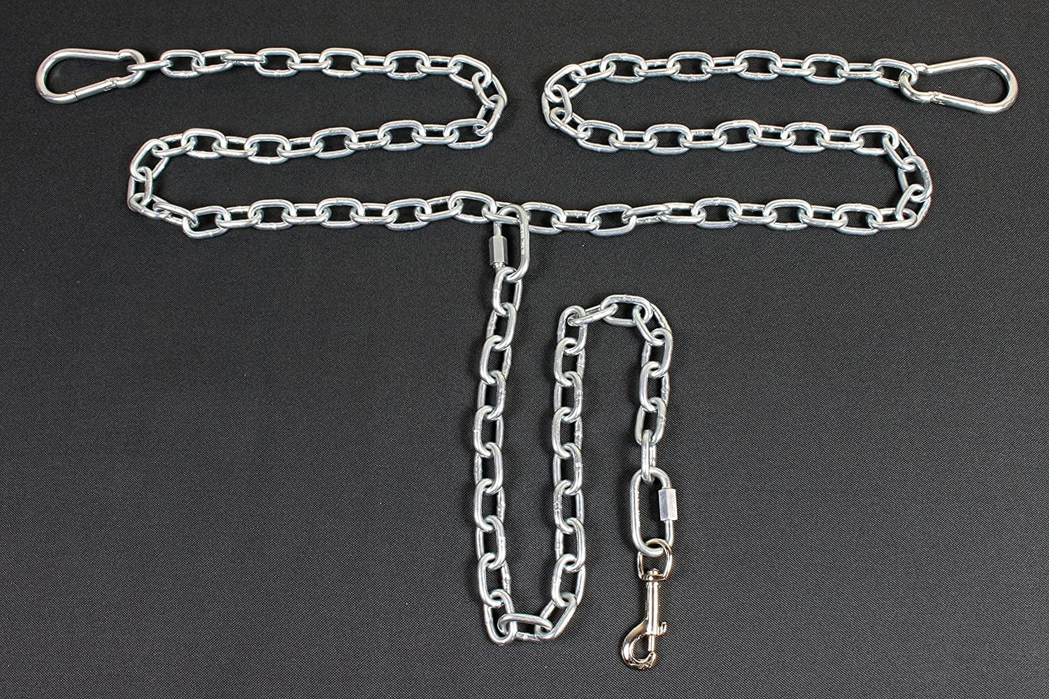 Bushwhacker - Chew Proof Truck Bed Dog Tether Chain SUV Pet Leash ...