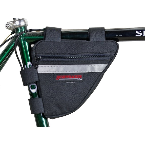 Bushwhacker Ketchum Black - Bicycle Frame Bag w/ Reflective Trim ...