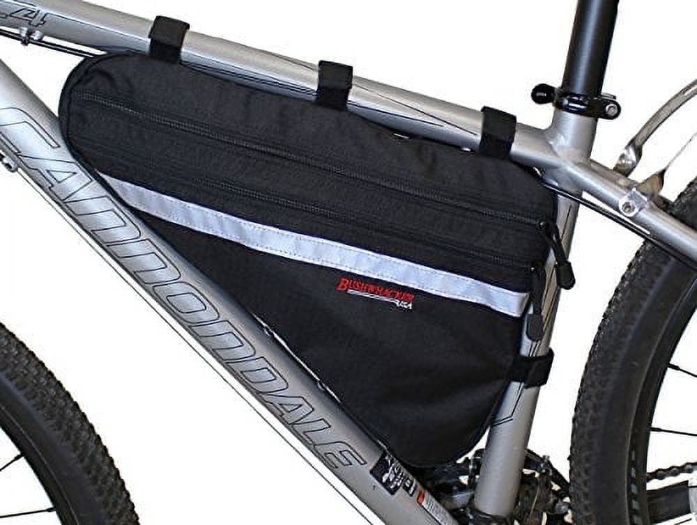 Bushwhacker Large Triangle Frame Bag, 4L Capacity (Black) - Walmart.com