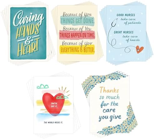 Business (25 Pack) Assorted Medical Staff Appreciation Cards (Heartfelt ...
