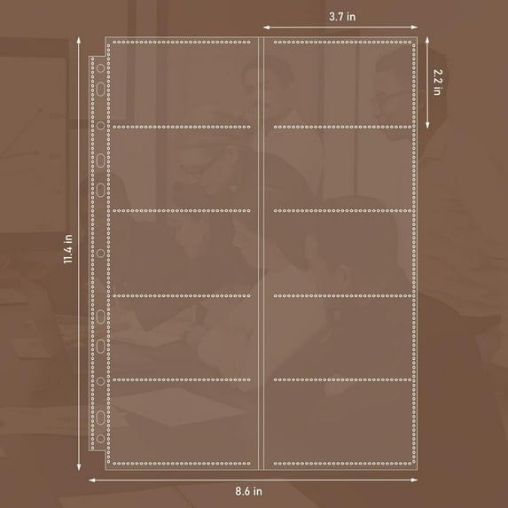 Business Card Binder Refill Pages, 30 Pack 600 Pockets Clear Plastic ...
