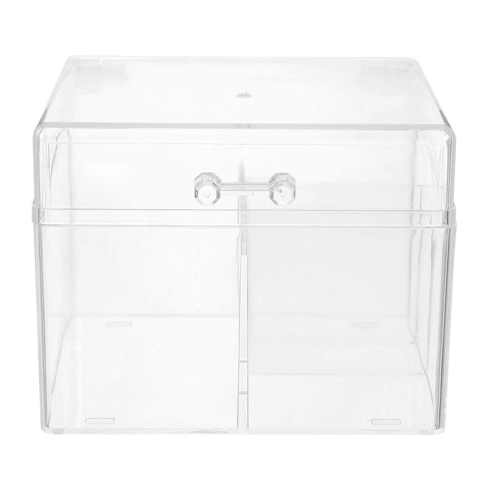 Business Card Box,Small Gaming Card Holder Transparent Desktop Business ...