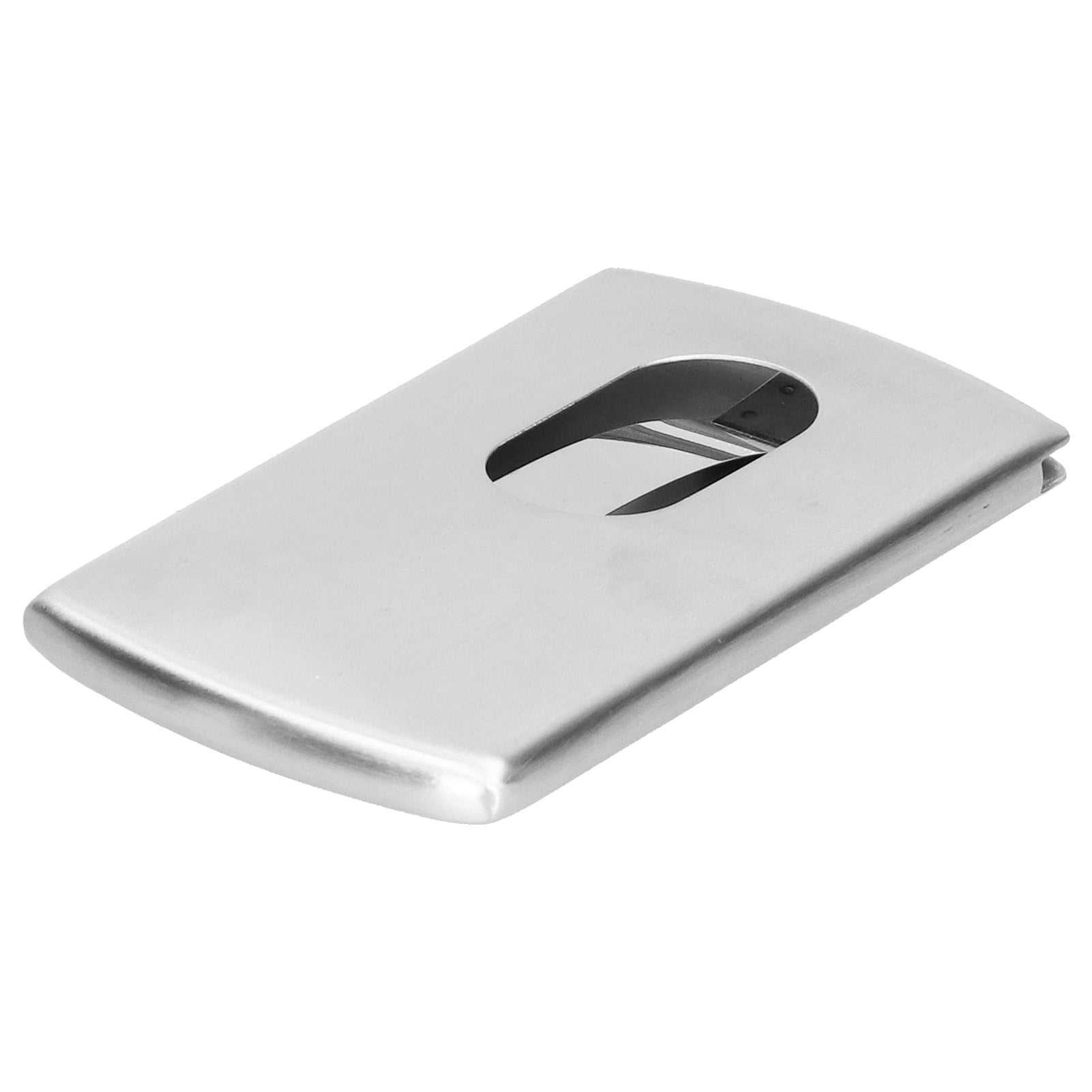 Business Card Case, Thin Safe Portable Business Card Holder Silver ...