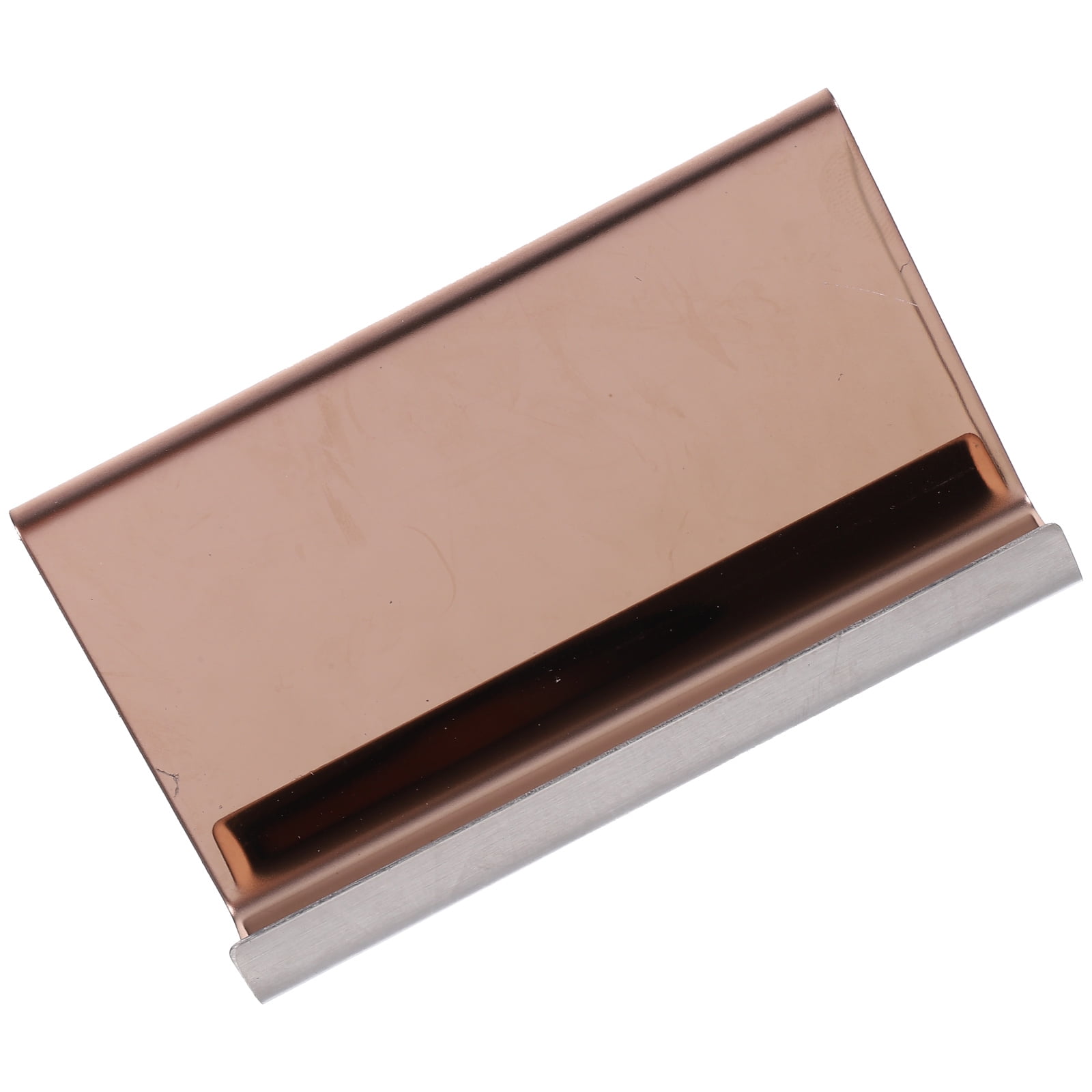 Business Card Display Holder Desk Cards Metal Various Clip Rose Gold ...