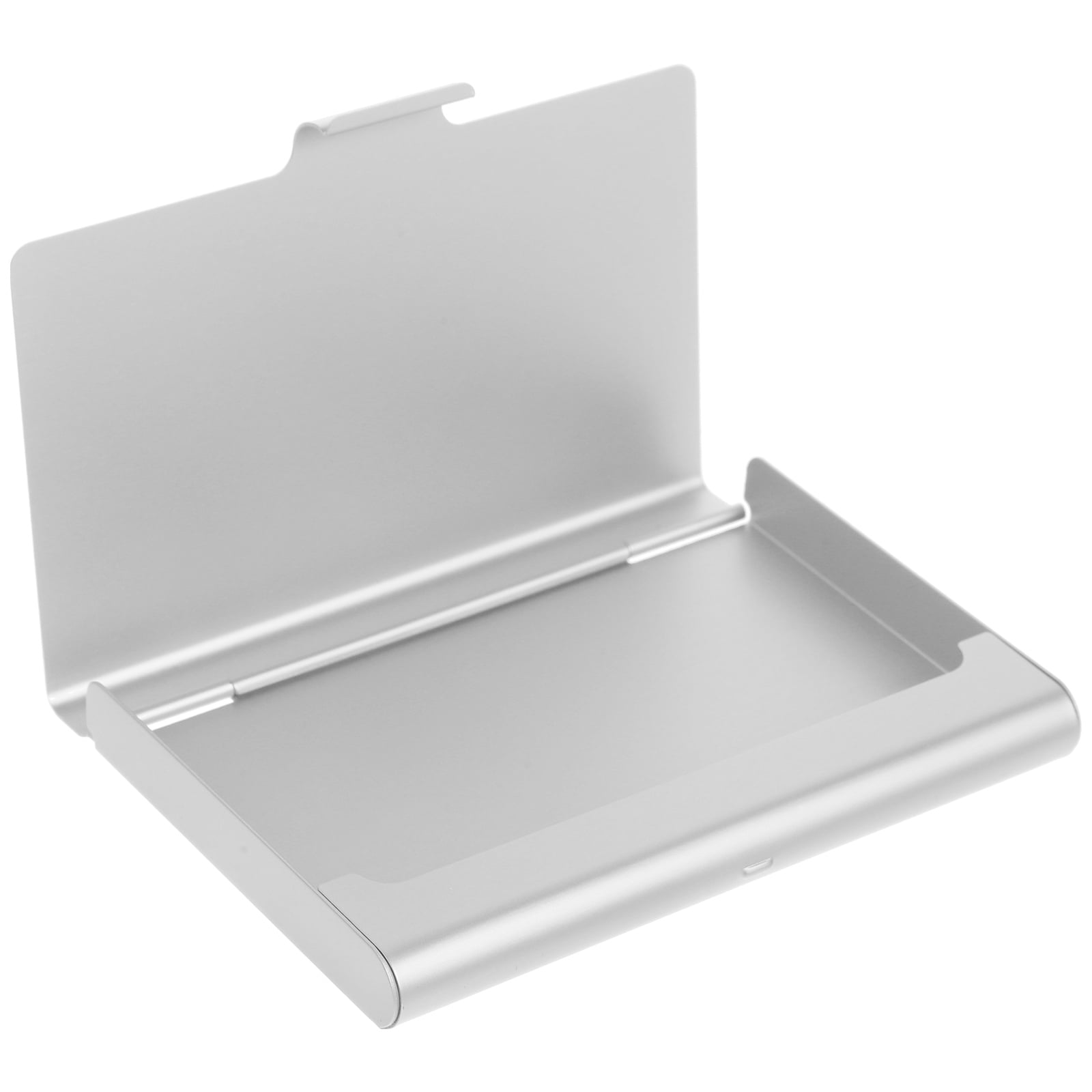 Business Card Holder Binder Id Cards for Desk Travel Silver - Walmart.com