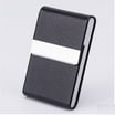 Simyoung Business Name Card Case - PU Leather & Stainless Steel Multi ...