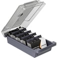 Business Card Holder for Desk, Large Plastic Business Card Organizer ...